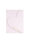 Pink Heart Journal Notebook | Pink and Gold Journal | Pink Heart Shaped ...