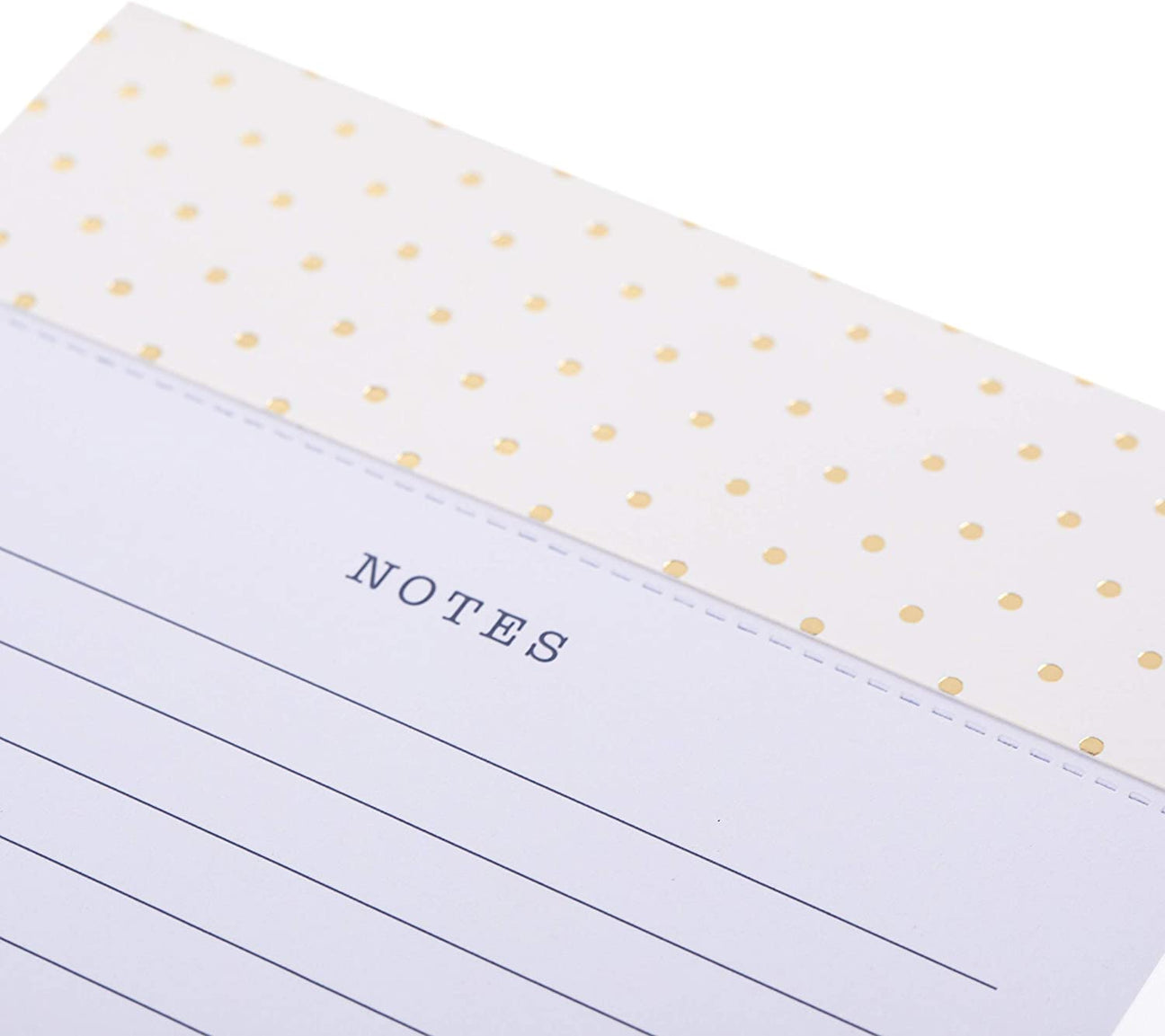 Gold Dot Notepad | Gold Polka Dot Notes | Gold Foil Dot Notes – With ...