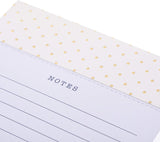 Gold Dot Notepad | Gold Polka Dot Notes | Gold Foil Dot Notes – With ...
