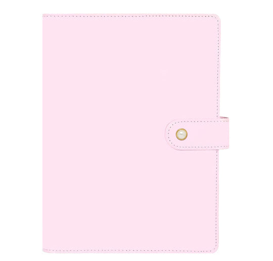 Pink Leather A5 Agenda | Pink Vegan Leather Planner | Pink A5 Planner ...